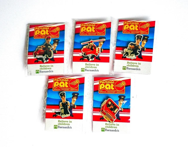 POSTMAN PAT & Jess - 5 Pin Badges £15.00 - PicClick UK