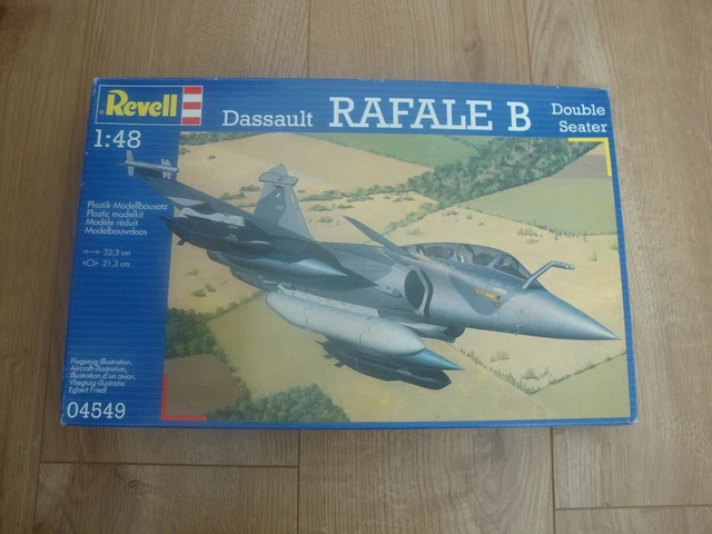 L215 REVELL MODEL Kit 04549 - Dassault Rafale B Double Seater - 1/48 £ ...