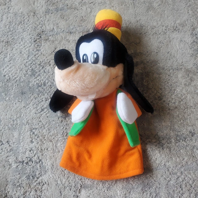 GOOFY HAND PUPPET Disneyland Walt Disney World Parks Stuffed Toy Plush ...