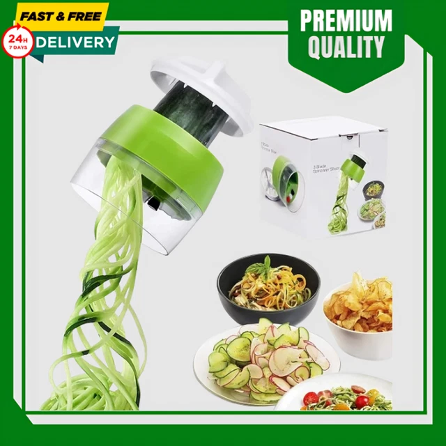 SPIRAL SLICER SPIRALIZER Vegetable Cutter Zucchini Pasta Noodle ...