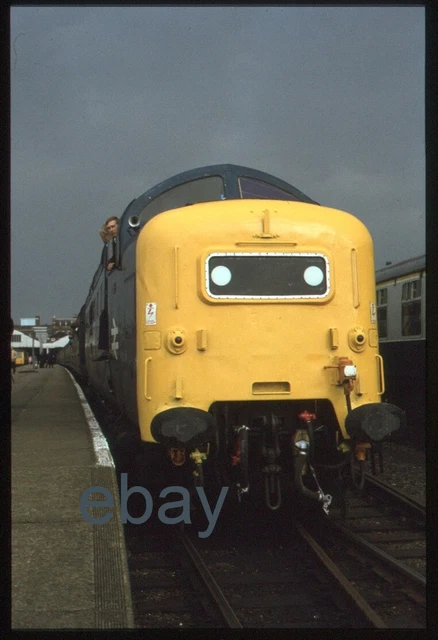 2X ORIGINAL 35MM slides- Class 55 'Deltic' 55015 'Tulyar' w/ Deltic to ...