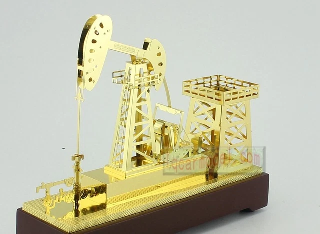 NEW OIL WELL Pump Jack Gold Model Drillbit oilfield rig bit Oilfield ...