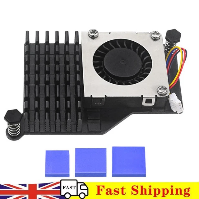 FOR RASPBERRY PI 5 Active Cooler with Adjustable Speed Cooling Fan (Black) £6.22 - PicClick UK