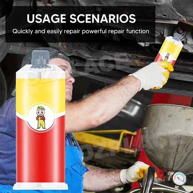 ALL-PURPOSE REPAIR GLUE Metal Cold Welding Industrial Glue Casting ...