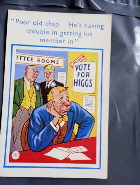 VINTAGE SAUCY SEASIDE Comic Postcard Leslie Lester(Coastal Cards ...