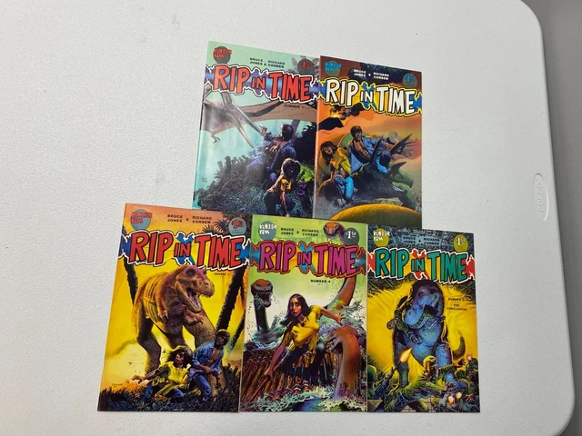 RIP IN TIME #1-5 Complete Set 1986 Bruce Jones Richard Corben Comic Mj ...