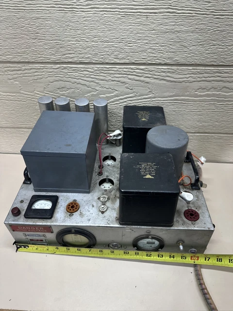 VINTAGE INDUSTRIAL TUBE Amplifier / Power Supply? Triad, UTC, Gilfillan Bros. £319.30 - PicClick UK