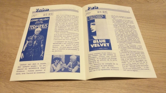 RARE VINTAGE PROGRAMME CINEMA - Terminus Johnny Hallyday EUR 36,99 ...