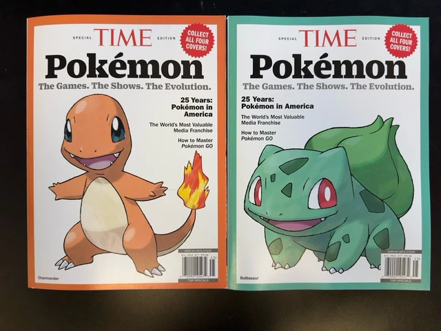2024 TIME MAGAZINE POKEMON GAMES Shows EVOLUTION Both Covers SPECIAL ...