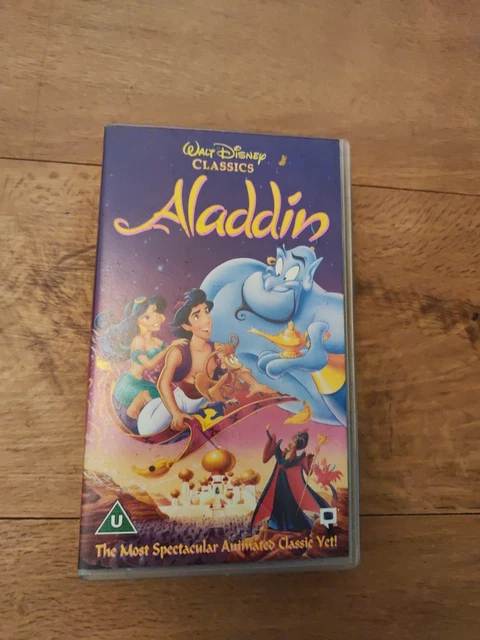 ALADDIN VHS WALT Disney Classics Aladdin Vhs Vintage Video £3.32 ...