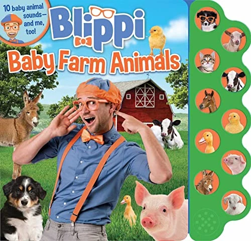 BLIPPI: BABY FARM Tiere (10-Tasten Soundbücher) [Eber - Brett Buch NEU ...