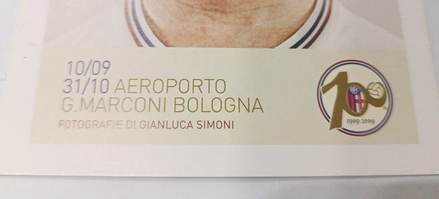 CARTOLINA POSTCARD CARTONCINO Simbolo Logo Crest Club Bologna Fc 100 ...