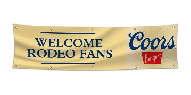 COORS BANQUET BEER Flag 2X8 Feet Banner for Indoor and Outdoor ...