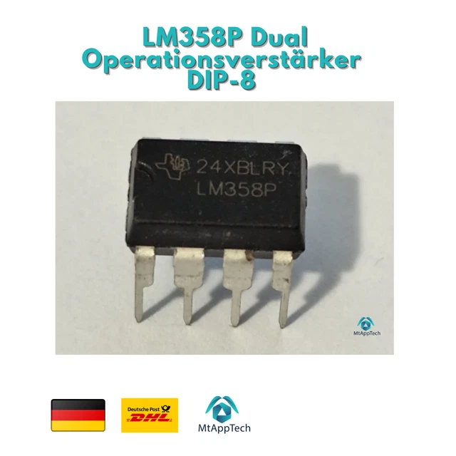 LM358P DUAL OPERATIONSVERSTÄRKER DIP8 2-fach IC DIP-8 Amplifier EUR 3,49 - PicClick DE