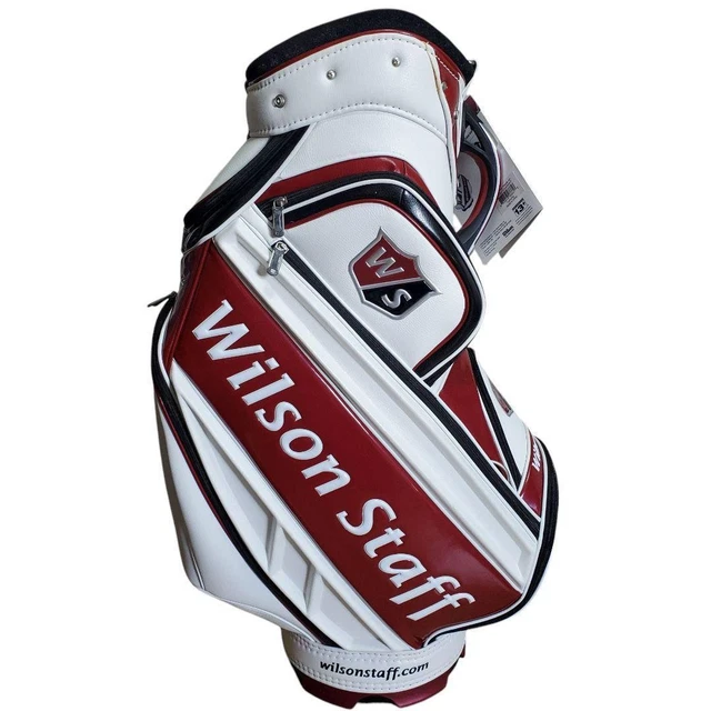 WILSON STAFF PRO TOUR10 cart bag golf carry caddy bag rare japan used £ ...