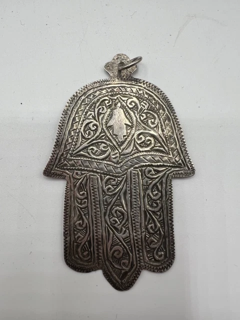 MAIN DE FATMA KHAMSA argent massif BERBERE KABYLE EUR 100,00 - PicClick FR