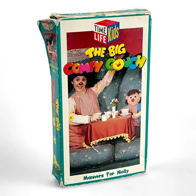 THE BIG COMFY Couch VHS 1996 Bugs and Hugs Time Life Kids Canadian Home ...