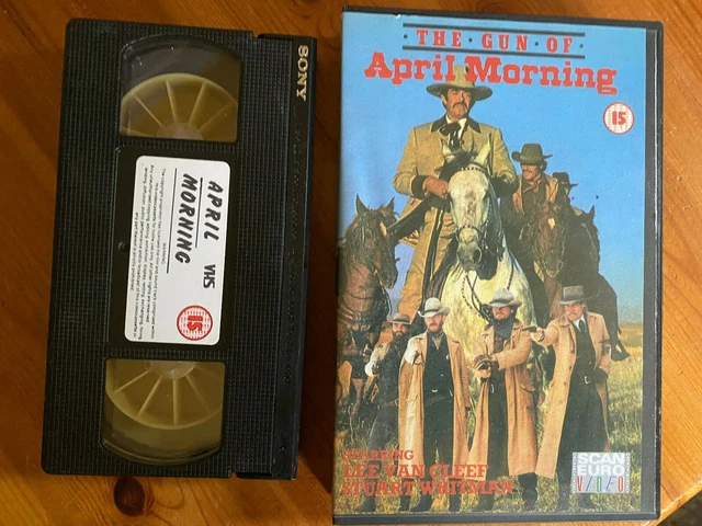 THE GUN OF April Morning Euro VHS PAL Video Big case ex rental £7.00 ...