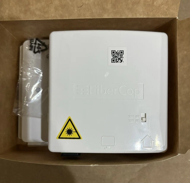 TIM FIBERCOOP PRESA Borchia OTTICA ibrida rame fibra per FTTH FTTC ADSL ...