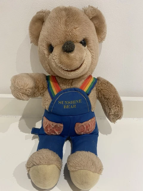 KNICKERBOCKER SUNSHINE BEAR 1979 Vintage Plush Soft Toy £16.15 - PicClick UK