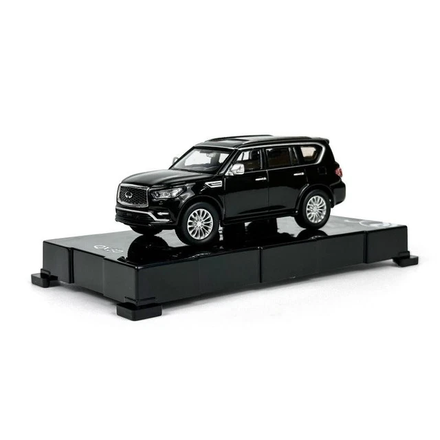1/64 SCALE INFINITI QX80 Black Diecast Model Paudi Miniature Vehicle ...
