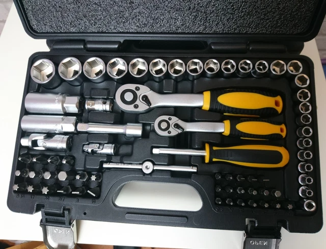 ALDI WORKZONE 69 Piece Wrench And Socket Set New And Complete Without ...
