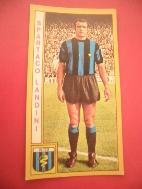 FIGURINA CALCIATORI PANINI 1969 70 Spartaco Landini INTER NEW /F9/ EUR ...