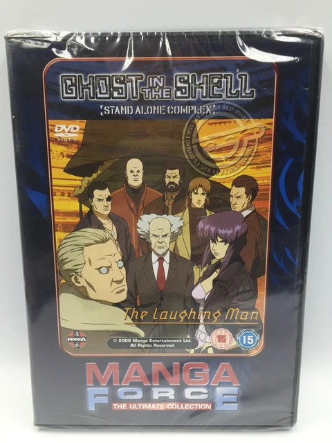 GHOST IN THE Shell [DVD] The Laughing Man • Manga Force • UK R2 • New ...