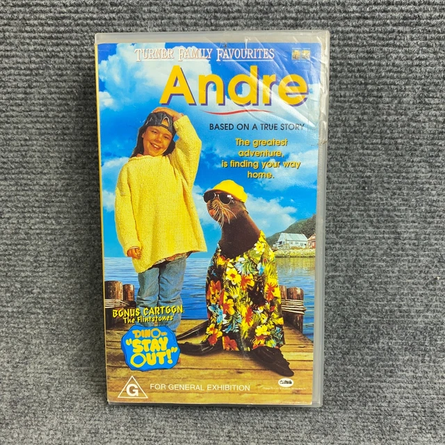 ANDRE VHS VIDEO 1996 G Rated Family Movie Seal Kids Buddy Based on True ...