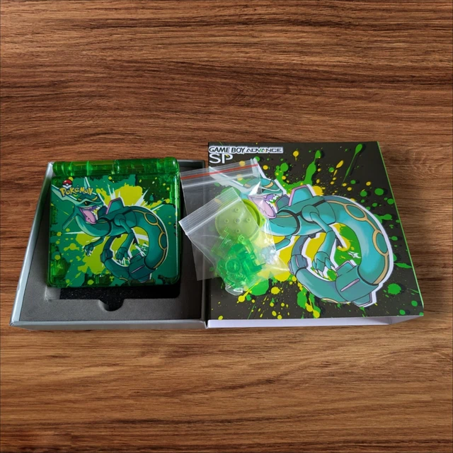 NINTENDO RAYQUAZA POKEMON Complete Shell Kit Game Boy Advance Sp Gba £ ...