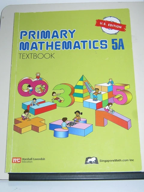 PRIMARY MATHEMATICS 5A Complete Textbook Workbook Guide $25.00 - PicClick