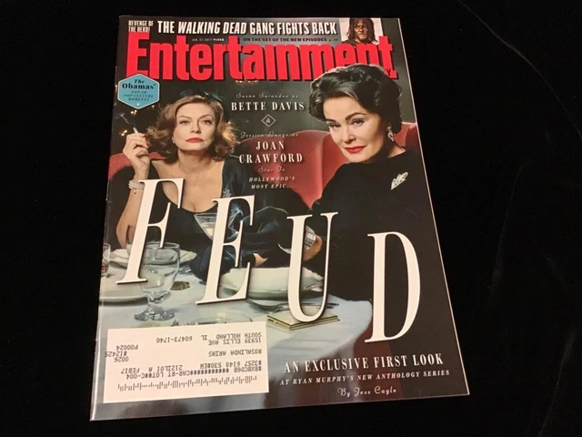 ENTERTAINMENT WEEKLY MAGAZINE January 27, 2017 Feud, The Walking Dead £ ...