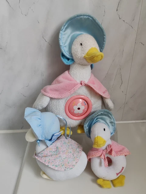 BEATRIX POTTER JEMIMA Puddleduck Duck Musical + 2 Other Ducks £9.99 ...