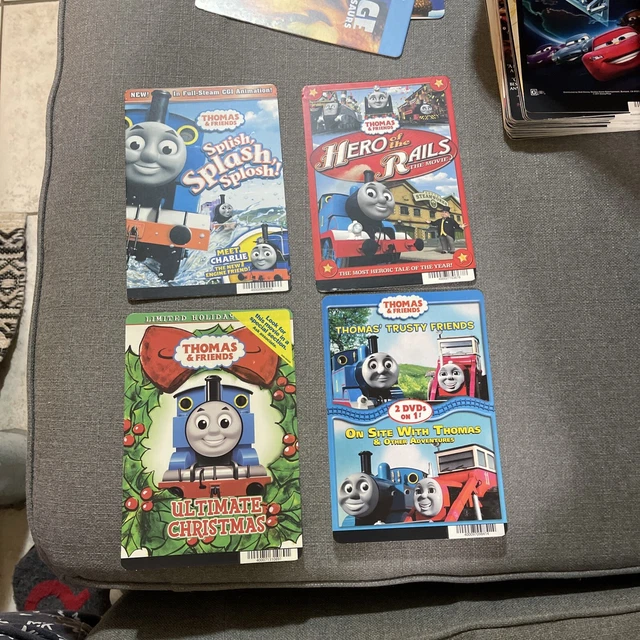 THOMAS & FRIENDS Blockbuster Movie Shelf Display Card 5.5" x 8" Lot 4 ...