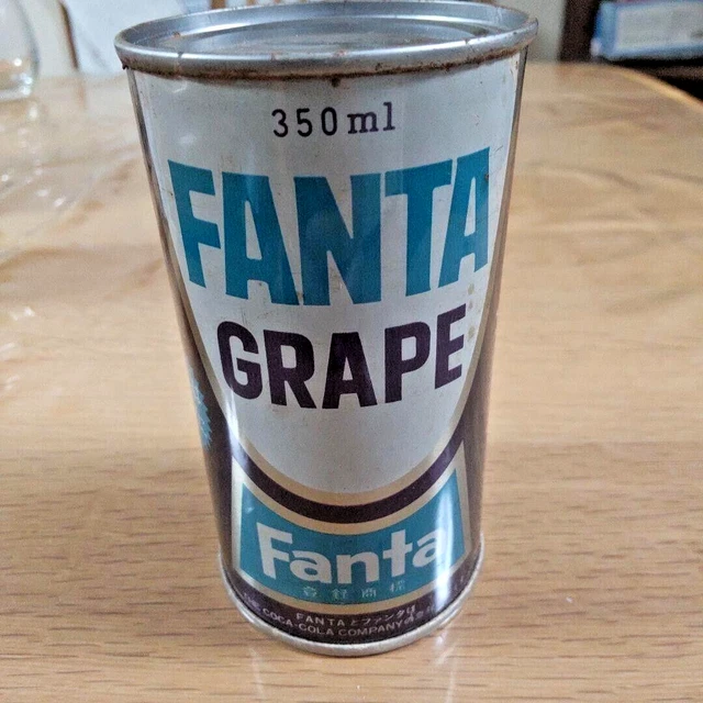 FANTA GRAPE EMPTY Can 350mL Vintage Showa Retro Coca-Cola 1970s Very ...