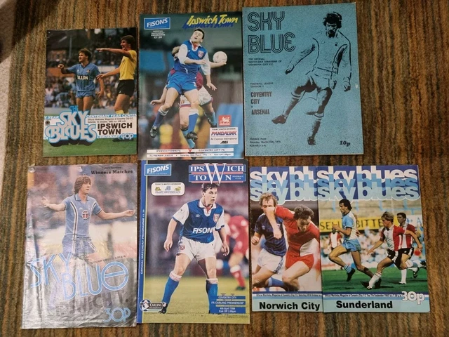 COVENTRY CITY FOOTBALL programmes 1970s, 80s, 90s £1.60 - PicClick UK