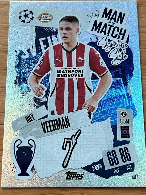 TOPPS MATCH ATTAX 24/25 Champions League 2024/2025 Fußball Karte Joey Veerman EUR 1,00 - PicClick DE