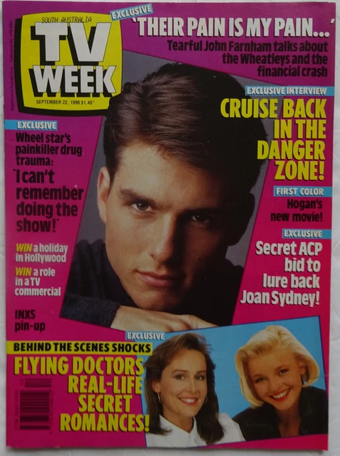 TV WEEK MAGAZINE - 1990 - Tom Cruise & INXS Poster £5.28 - PicClick UK