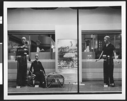 STORE WINDOW DISPLAY of womens clothing 1930 California Old Photo $8.50 ...