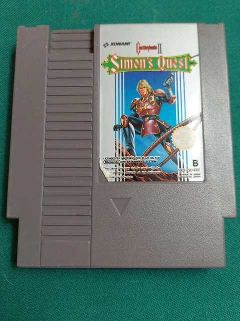 JEU NES NINTENDO " CASTLEVANIA 2 SIMON'S QUEST " 1er édition FAH EUR 35 ...