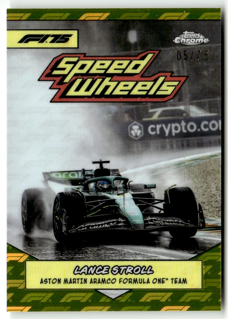 TOPPS CHROME 2025 Fórmula 1 No. 75-AM Lance Stroll Speed Wheels ...