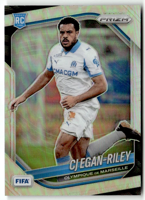 PANINI PRIZM FIFA 2025-26 Tarjeta 116 CJ Egan-Riley Rookie Silver Prizm ...
