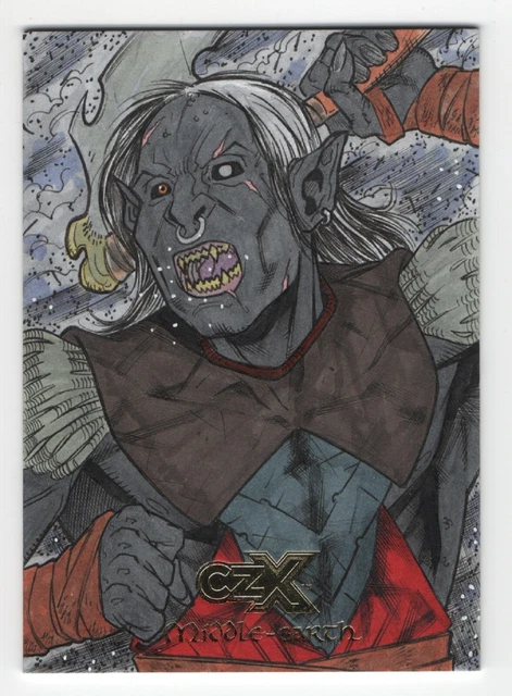 CZX MIDDLE EARTH Sketch card by artist Elson Junior - Cryptozoic EUR 91 ...