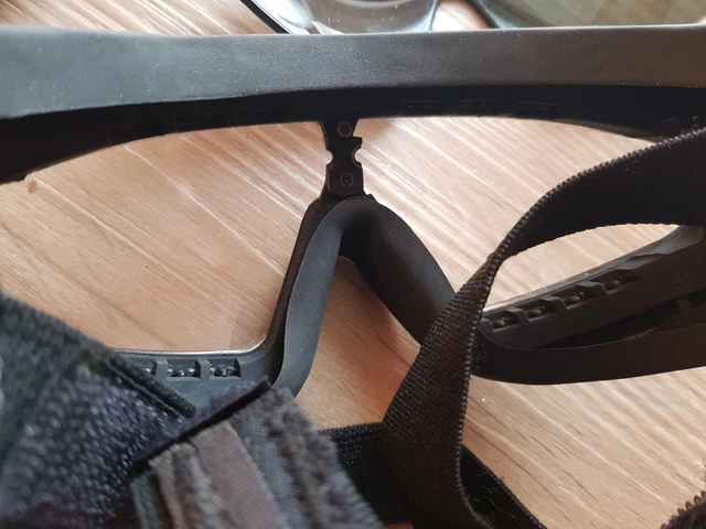 ORIGINAL IDZ ELNO Eps 21 Schutzbrille Bw Bundeswehr Ksk Egb Quad Selten ...