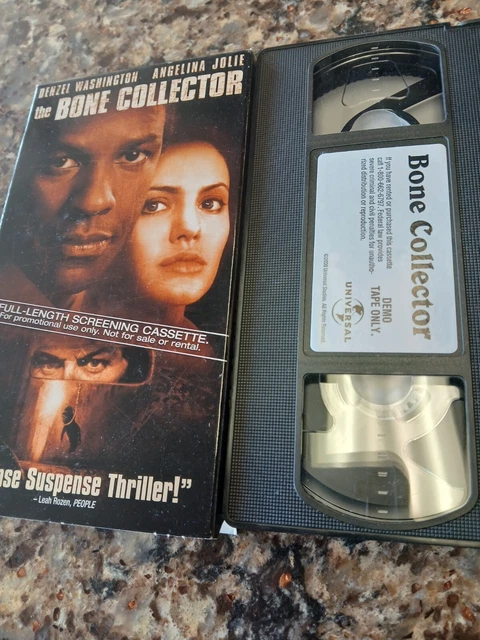 BONE COLLECTOR VHS Tape 1999 Denzel Washington Promotional Screener ...