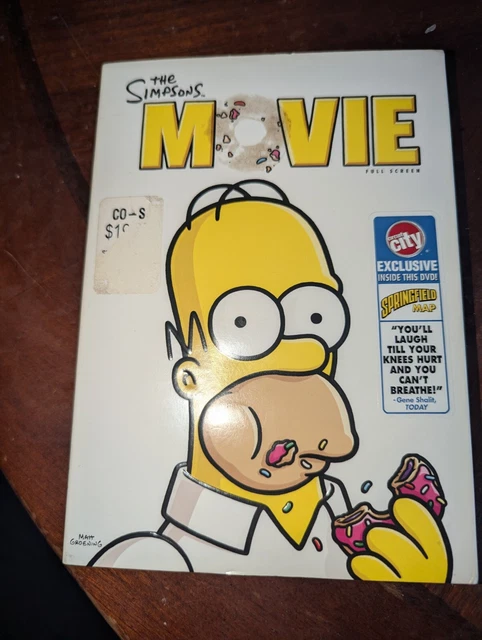 THE SIMPSONS MOVIE RARE Sealed Circuit City Exclusive Springfield Map £ ...