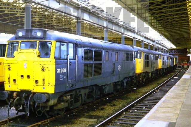 35MM SLIDE BR British Rail Diesel Loco Class 31 31268 Rugby 1986 ...