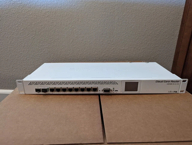 MIKROTIK CCR1009-7G-1C-1S+ CLOUD Core Router 7x Gigabit Ethernet 1x ...