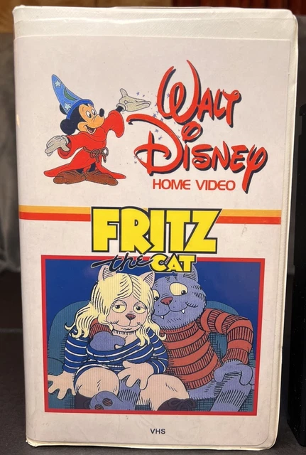 DISNEY FRITZ THE Cat Custom VHS Clamshell Slipcover Insert (NO MOVIE) £ ...