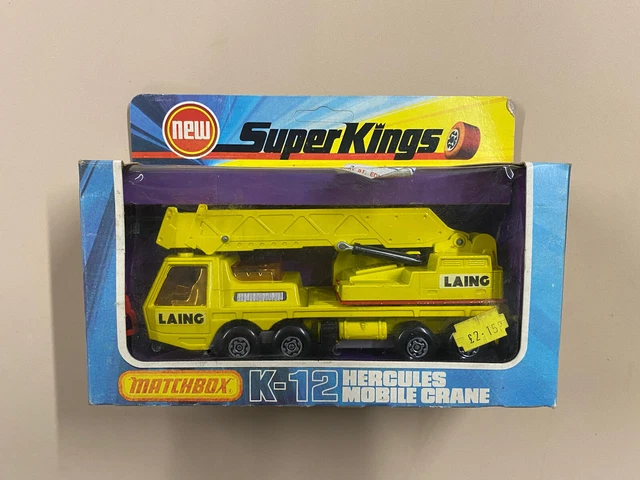 MATCHBOX SUPERKINGS K12 Herculese Mobile Crane Model £15.00 - PicClick UK